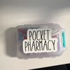 Customizable Compact Pocket Pharmacy - Etsy