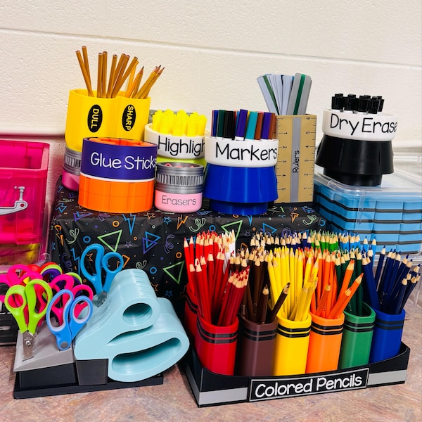 The Glue Stick Bucket for Teachers, Made in the USA! - Etsy