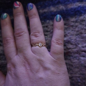 Silver 3 Stones Ring Engagement Ring Oval Cut Ring Simulant - Etsy