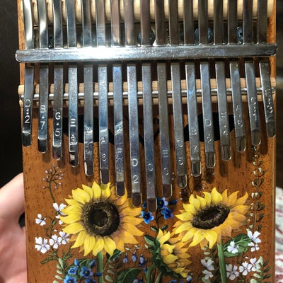 Dark Barrel Series 17key Kalimba Wolf Engraving - Etsy