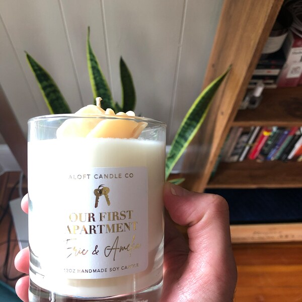 Handmade Soy Candle 12oz Celebrate - Etsy