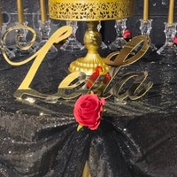 Free Standing Very Peri Mirror Name Sign Mirror Name Sign - Etsy