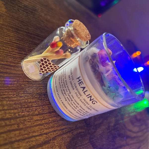 Mini Spell Jar Abundance Jar Spell Witch Magic Charm for Protection ...