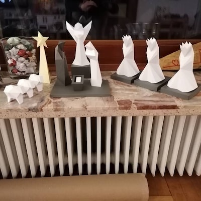 Nativity Scene, Nativity Set, Nativity Advent Calendar, Download PDF ...