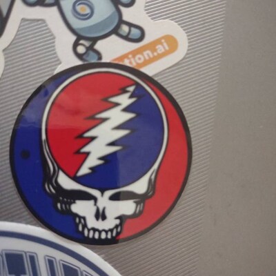 Steal Your Face Sticker, Grateful Dead Decal, Sizes Small, Medium ...