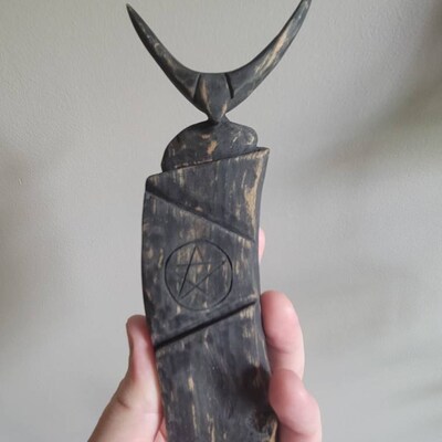 Druid/ God Lugh Statue/ Wooden Figure of Celtic God/ Altar - Etsy