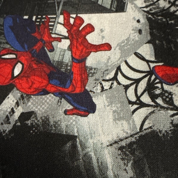 Spiderman Fabric - 100% Cotton - Continuous Cuts Licensed Fabric - Etsy