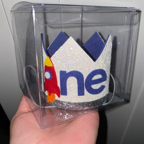 Boy Rocket Birthday Crown, Space Birthday, Outer Space Birthday, 3 2 1 ...