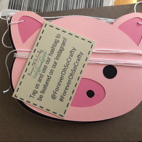 Pig Garland, Pig Banner, Pig Decor, Cute Pig Decorations, Babies Room ...