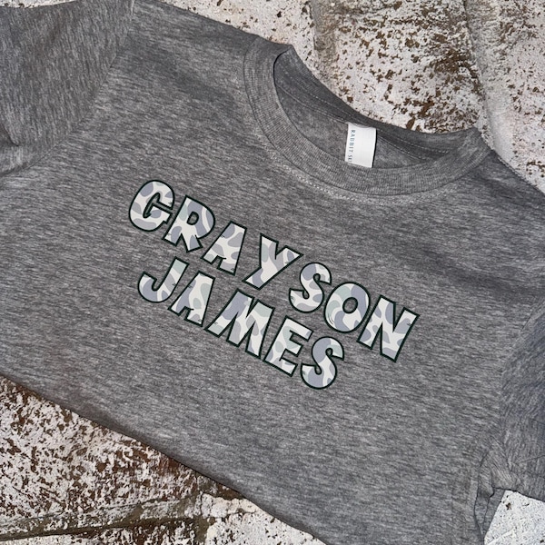 Camo Custom Name PNG - Etsy