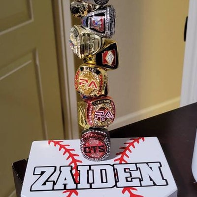 Baseball Ring Display Baseball Ring Holder Trophy Ring Display Custom ...