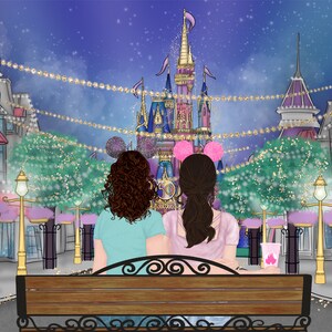 Custom Disney Inspired Portrait Personalized Print for | Etsy
