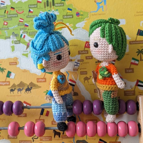 Crochet Ninja, Amigurumi Ninja Doll With Weapons, Crochet Stuffed Toy ...