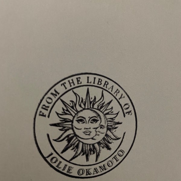 MAGIC & CELESTIAL Library of Stamp or Embosser, Custom Library Stamp ...