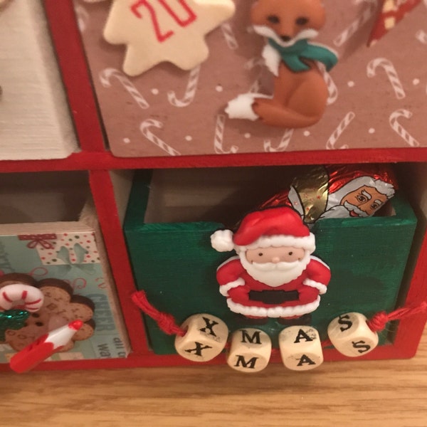 Craft Buttons MR and MRS CLAUS Father Christmas Santa Suit Reindeer ...