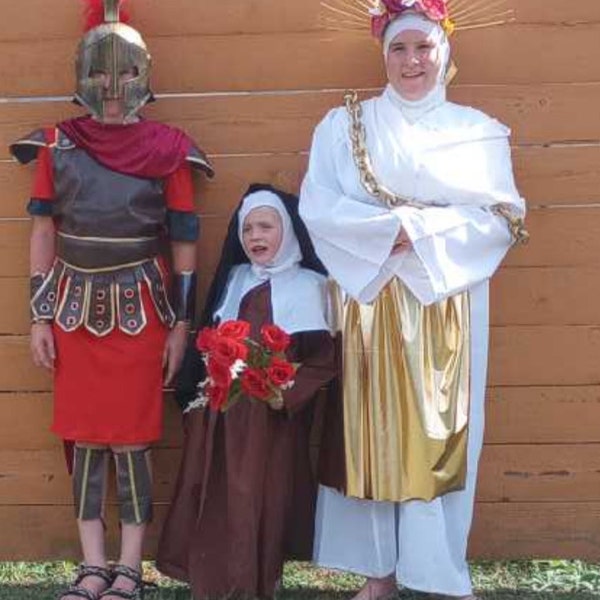 Saint Philomena/ St. Cecelia Girls' Costume - Etsy