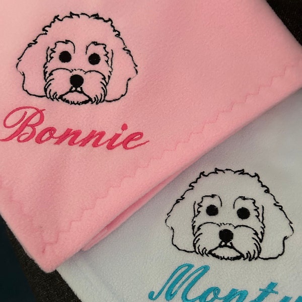 Cockapoo Machine Embroidery File Design 4 X 4 Inch Hoop Cockapoo ...