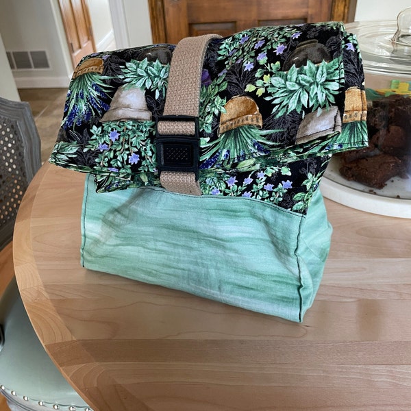 Julie Roll Top Bag Sewing Pattern: Project Bag DIY (PDF) - Etsy