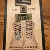 3D Wooden Engraved Military/ Veteran/ Fallen Soldier Sign - Etsy