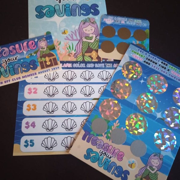 HEADS or TAILS Coin Savings Tracker Mini Game Play & SAVE Cash Envelope ...