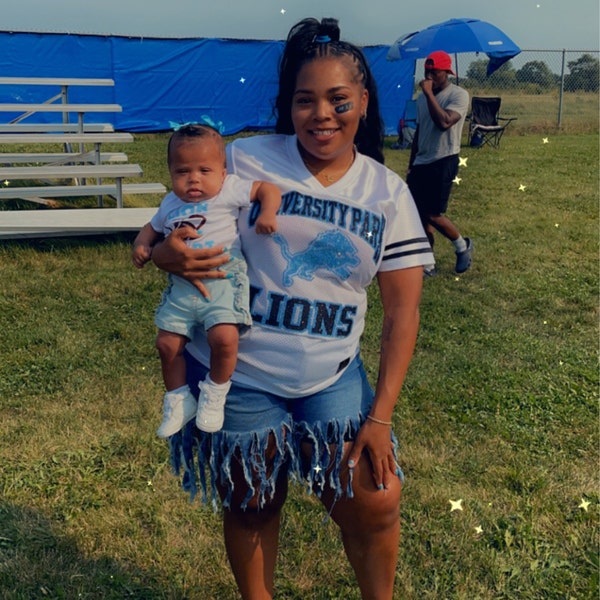 Custom Football Mom Jersey - Etsy