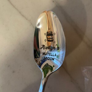 Emergency Ice Cream Spoon-personalized Engraved Etched | Etsy