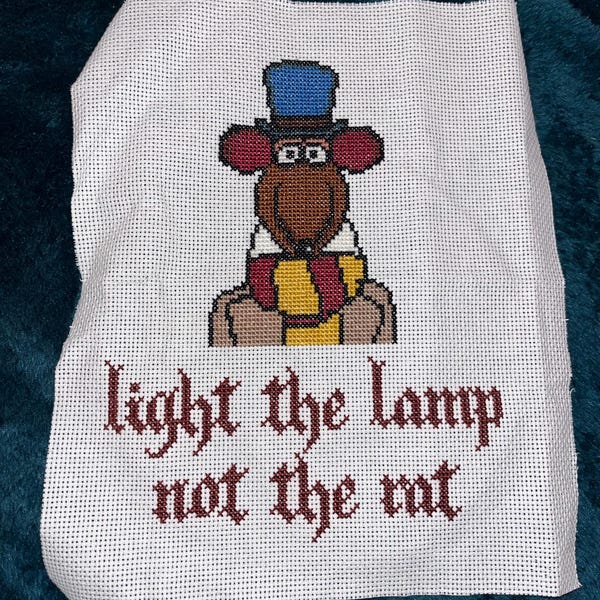 Christmas Carol Cross Stitch Pattern. Puppet, Dickens, Tiny Tim ...