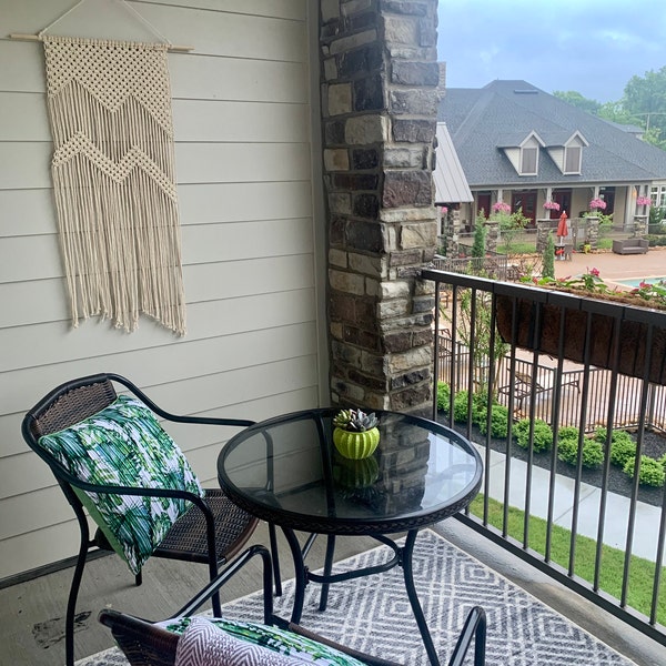 Tall Rustic Fiber Art Arch Jute Wall Hanging, Rope Arch Sculpture, Tall ...