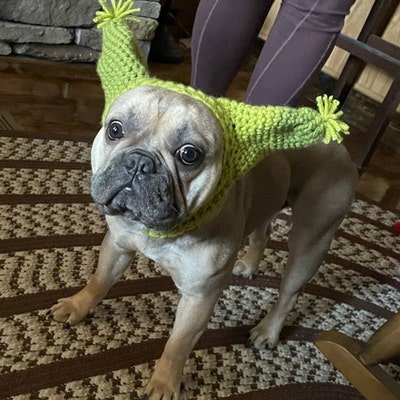 CROCHET PATTERN Frenchie Ear Warmer With Tassels - Etsy