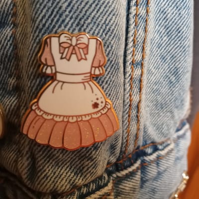 Maid Uniform Enamel Pin, Hard Enamel Pin, Kawaii Pin, Harajuku Fashion ...