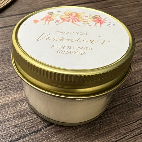 Teddy Bear Baby Shower Favors / 4 Oz Soy Candle Favor / Balloon Favor ...