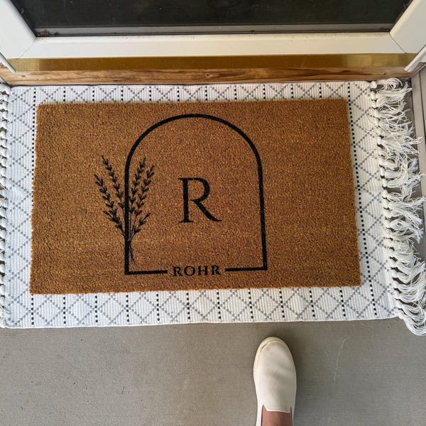 Custom Dorm Decor | Dorm Doormat | Welcome to Our Dorm | Custom Door ...