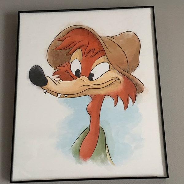 Splash Mountain, Brer Fox Print, Wall Decor, Disney Art, Poster, Disney ...