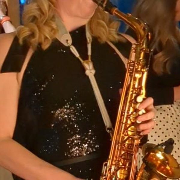 Glade Saxophone Strap Sling / Golden / Personalised Custom Sax Harness ...