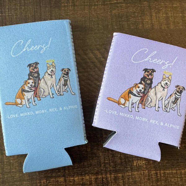 5mm Neoprene Overlocked Stubbies With Base | Custom Illustration ...