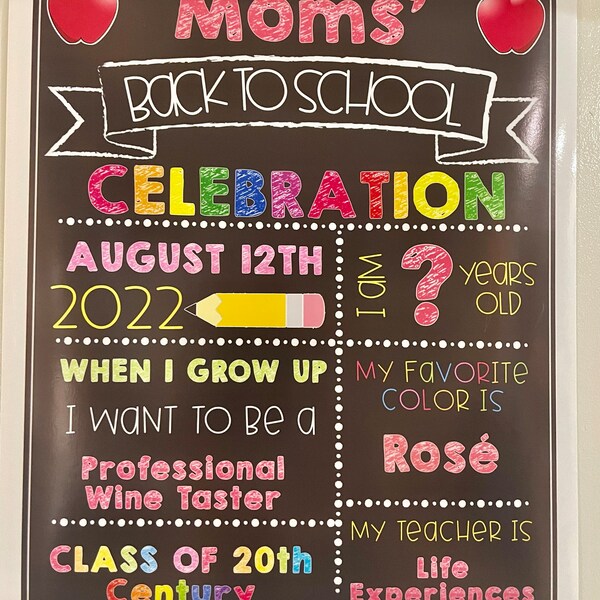 Editable Pink First Day of School Chalkboard Sign, Reusable First Day ...