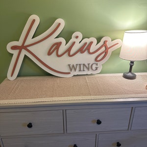 Small Name Sign Nursery Name Sign Wood Cutout Name Sign - Etsy