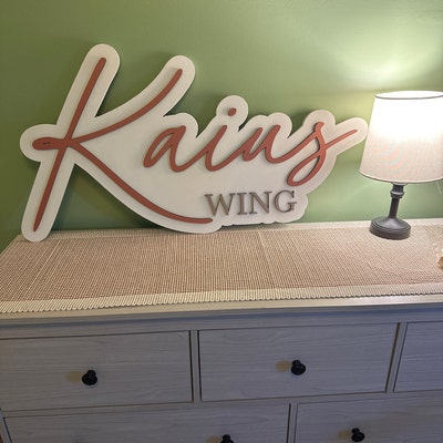 Small Name Sign Nursery Name Sign Wood Cutout Name Sign - Etsy
