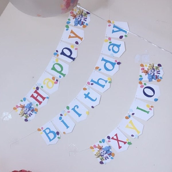 Word Party Birthday Banner/word Party Banner/word Party Theme/word ...