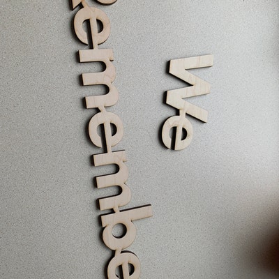 We Remember Sign Laser Cut We Remember Sign We Remember - Etsy