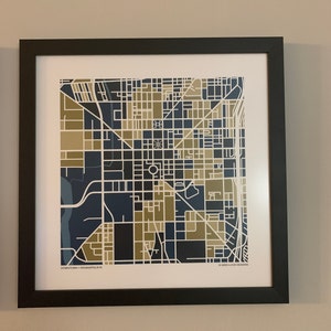 VCU Map Print | Etsy