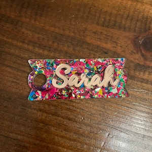 Stanley Name Plates Lid Toppers Cup Accessories Personalized Name Tag ...