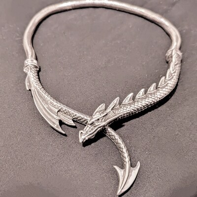 The Whitby Wyrm Pendant, Necklace Made by Alchemy England, Yorkshire ...