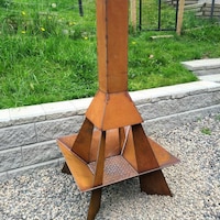 Triangular Pyramid Fire Pit, Digital Product, Files DXF, SVG for CNC ...