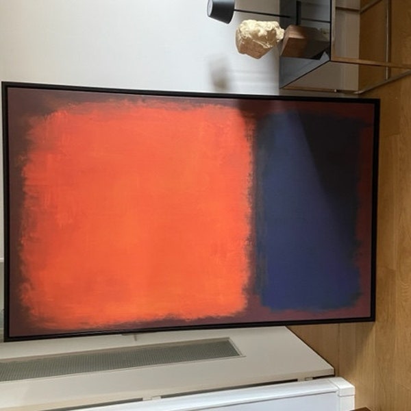 Mark Rothko No 14 Canvas, Mark Rothko Print, Museum Exhibition Poster ...