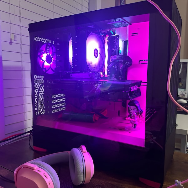 Sakura Cherry Blossom Logo V2 Gaming Computer Fan Shroud / Grill ...