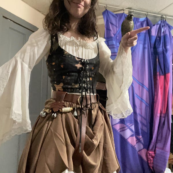 Mystic Moths Reversible Cottagecore Corset Bodice Witchy Moth Moon ...