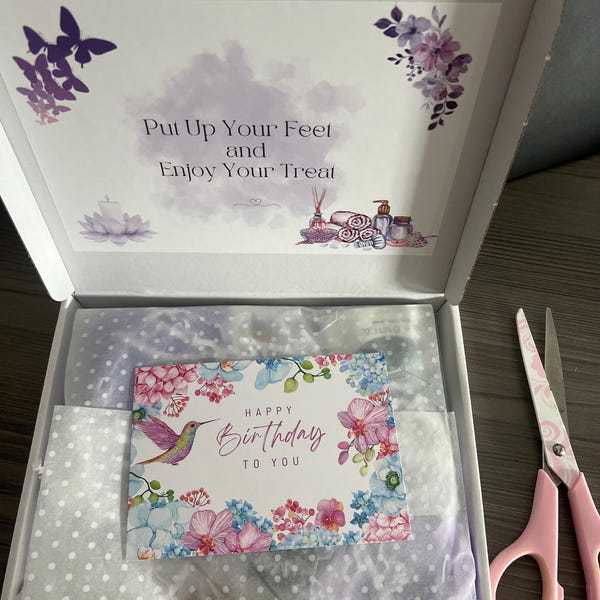 Pamper Gift Box for Her Teenage Tween Birthday Sleep Over Pamper Self ...