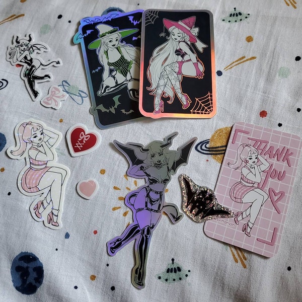 Vinyl Holographic Succubus Sticker - Etsy