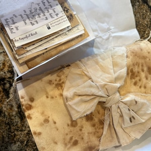 GIANT 100 Piece SAMPLER BOX Journal Kittea Dyed Paper Coffee - Etsy